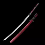 Black And Red Katana | Handmade Japanese Katana Sword High Manganese ...