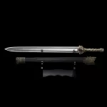 Chinese Han Sword | Handmade Full-tang Folded Damascus Steel Chinese ...