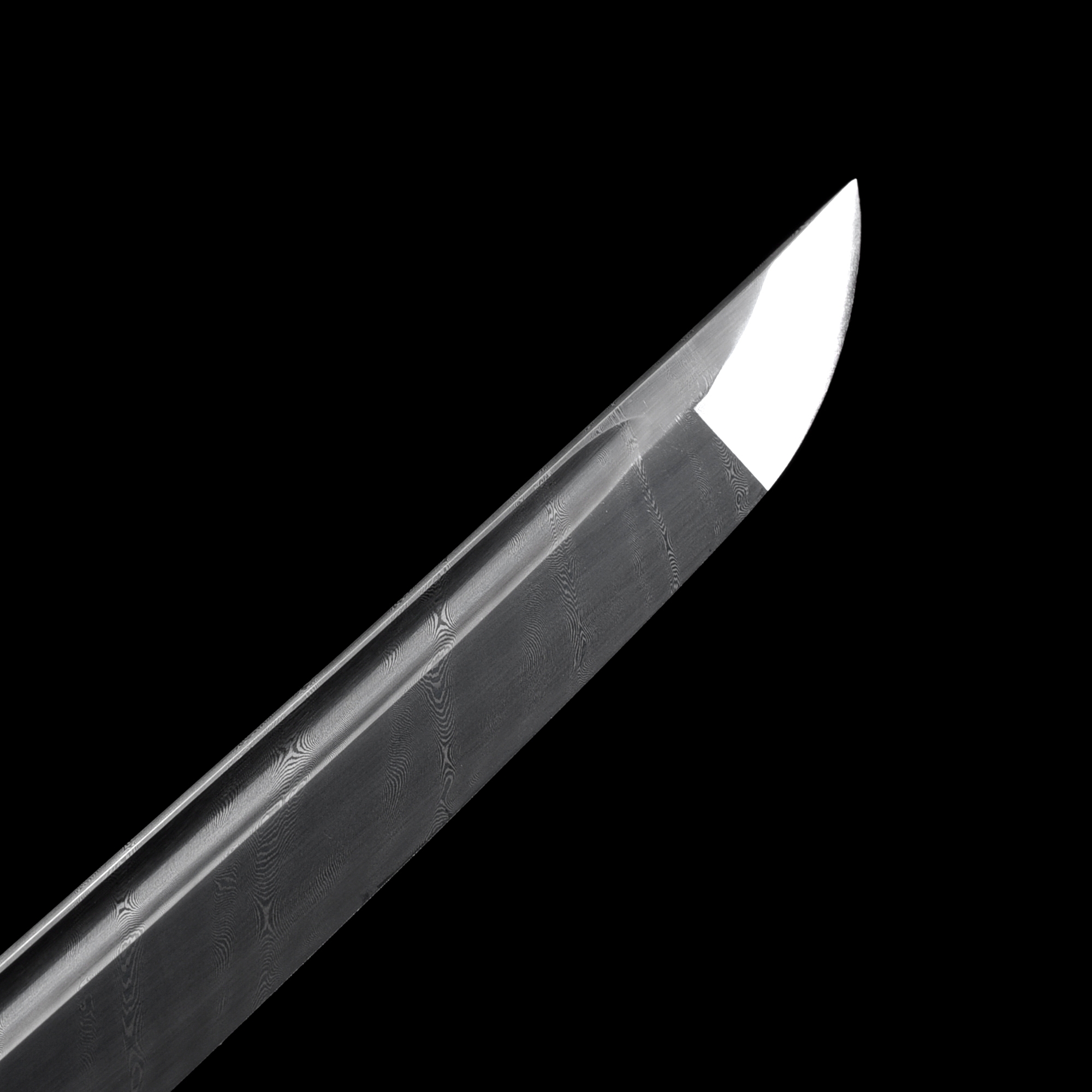 Handmade Pattern Steel Sharpened Real Japanese Katana Samurai Sword ...