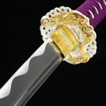 White Katana | Handmade Japanese Samurai Sword 1060 Carbon Steel With ...