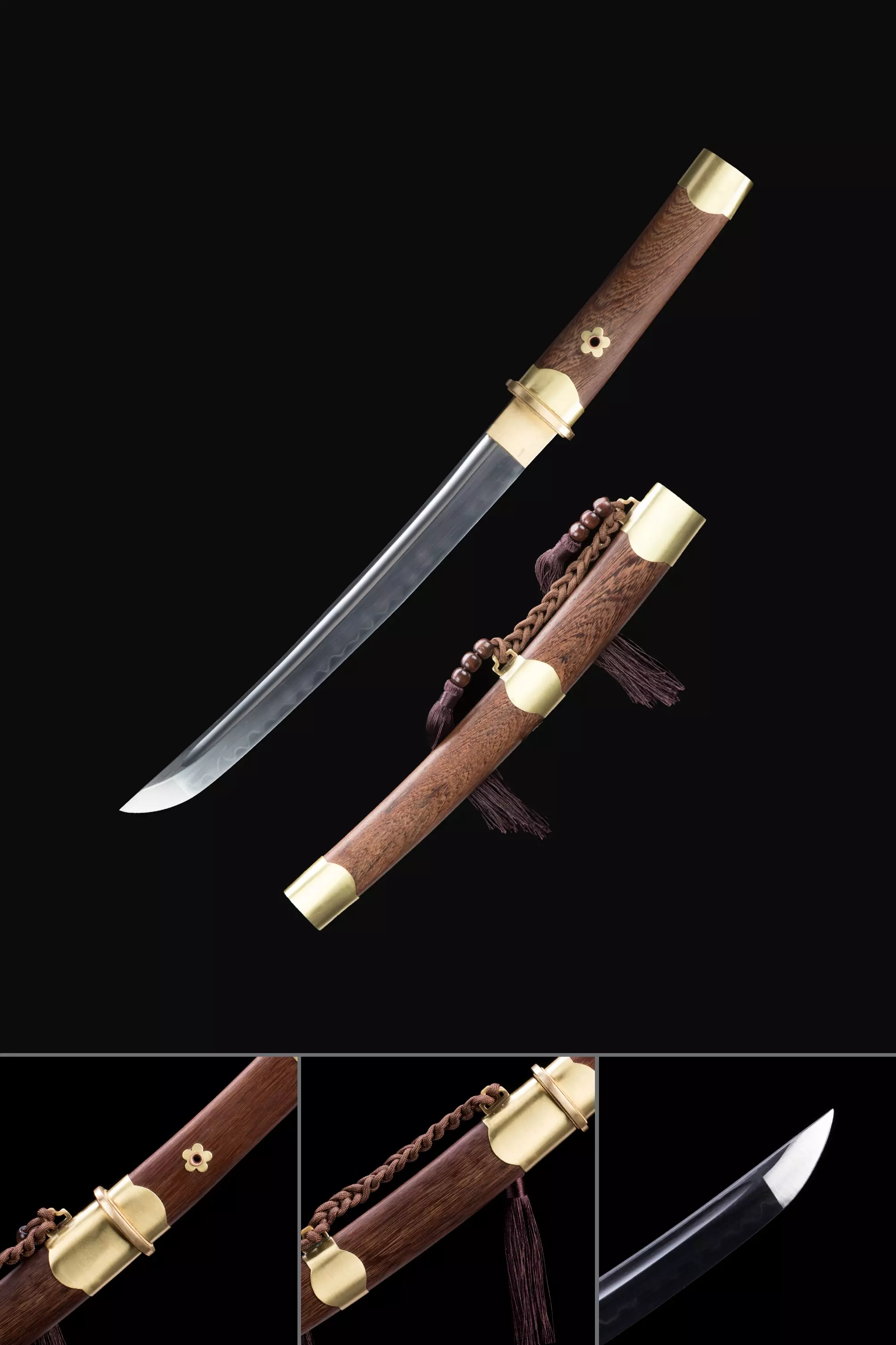 Tanto Blade | Handmade Japanese Tanto Sword Real Hamon - TrueKatana
