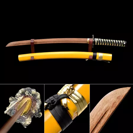 Yellow Japanese Samurai Swords for Sale - TrueKatana