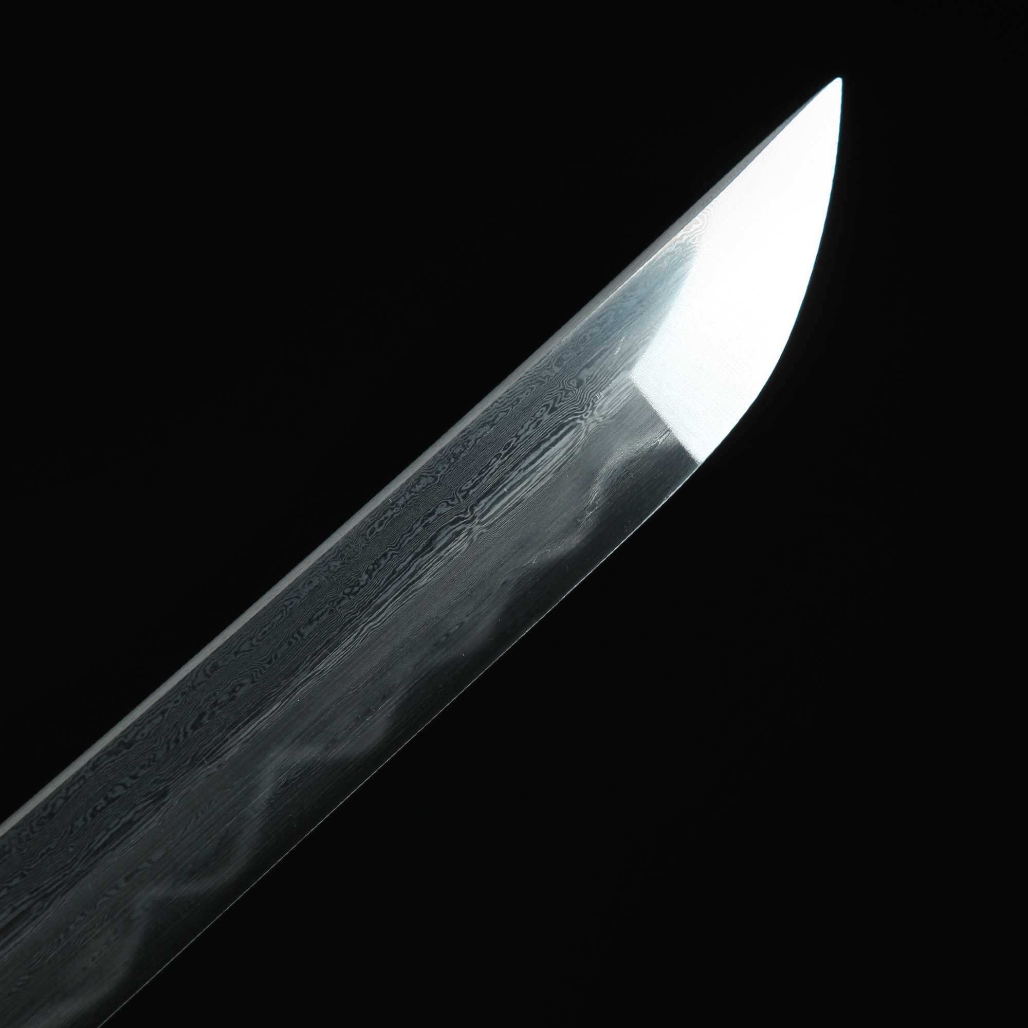 Handmade Pattern Steel Real Hamon Japanese Katana Samurai Sword With ...