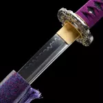 Purple Katana | Handmade Japanese Katana Sword With Purple Scabbard ...