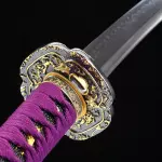 Purple Katana | Handmade Japanese Katana Sword With Purple Scabbard ...