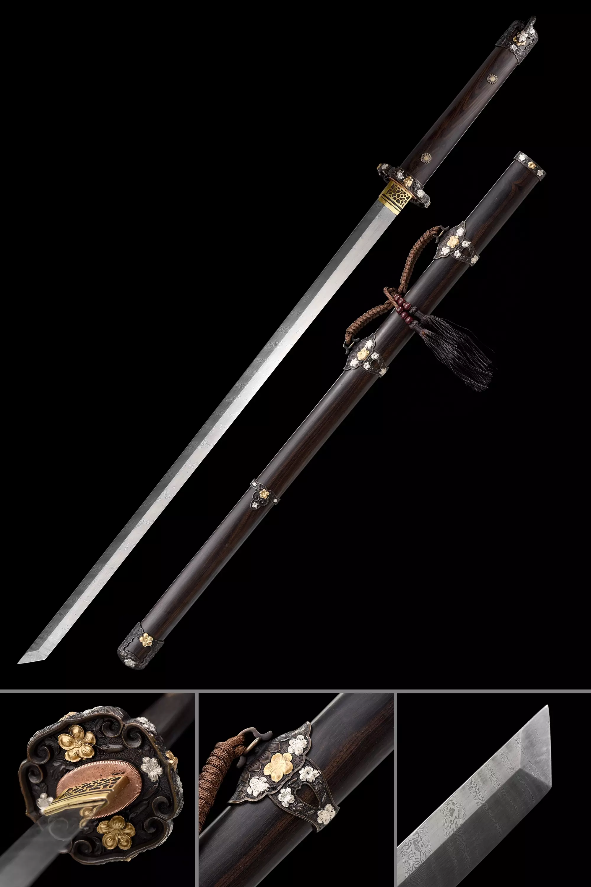 Tang Dao | Handmade Chinese Tang Dao Sword Pattern Steel Full Tang ...