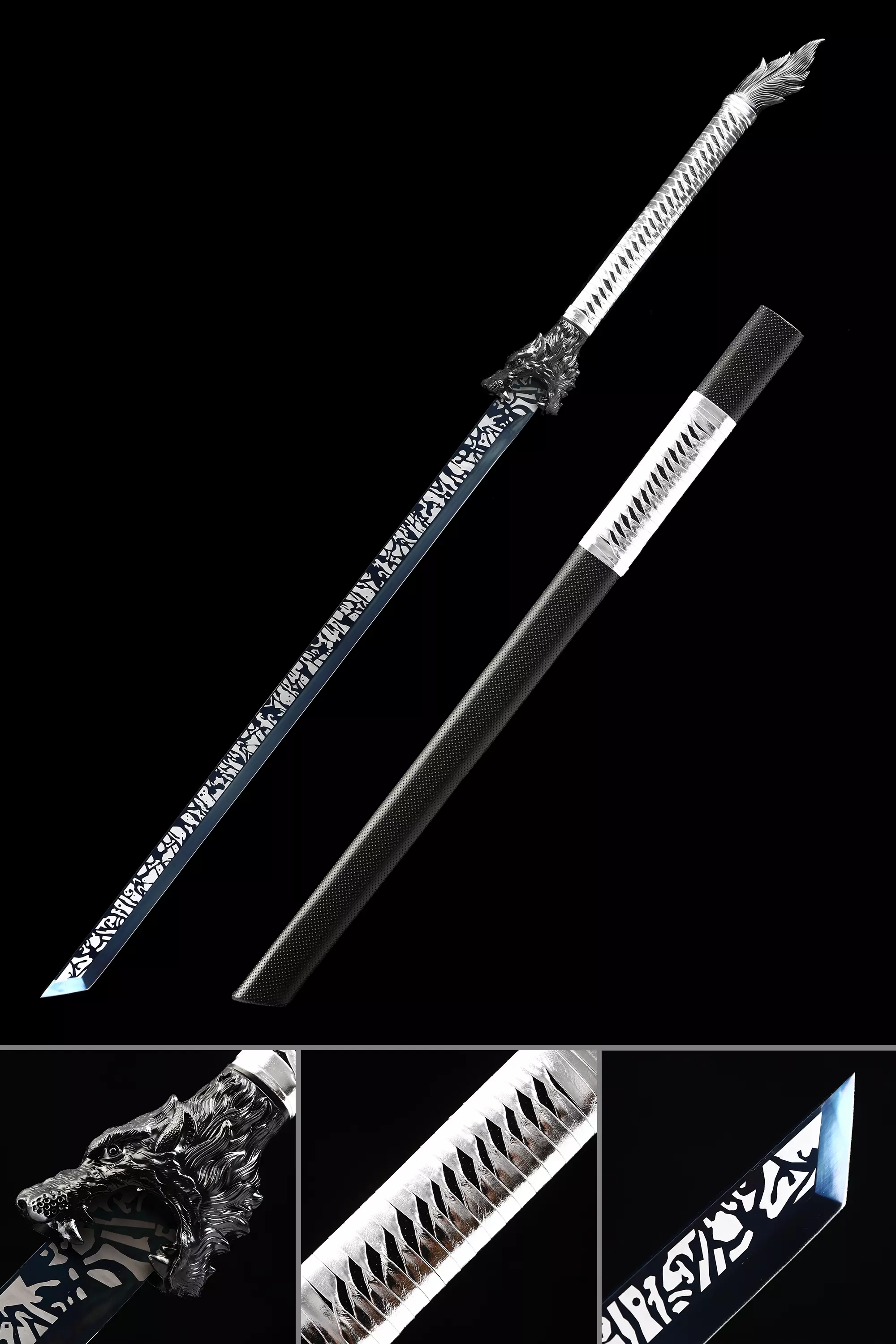 Chinese Dao Sword | Handmade Chinese Dao Sword Tang Dynasty Full Tang ...