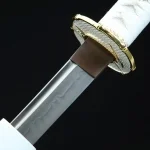 White Katana | Handmade Full Tang Katana Sword T10 Carbon Steel With ...