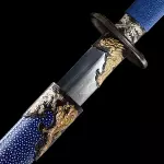 Qing Dao Sword | High-performance Chinese Qing Dynasty Sword With Blue ...